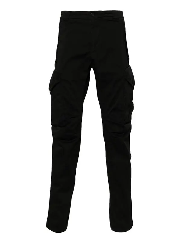 C.P. COMPANY Cotton Cargo Trousers - Black
