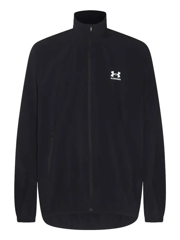 Balenciaga Oversize Windbreaker - Black
