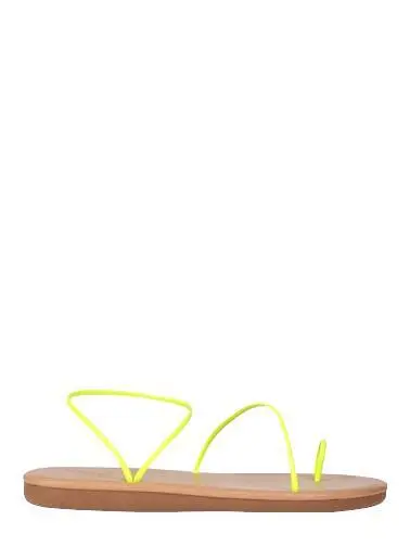 ANCIENT GREEK SANDALS Leather Thong Sandals - Yellow
