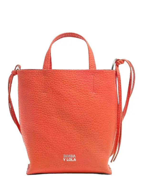 Bimba Y Lola Logo-print Shoulder Bag - Orange