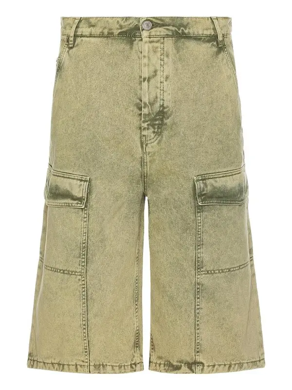 Ami Wide Fit Cargo Bermuda - Laurel