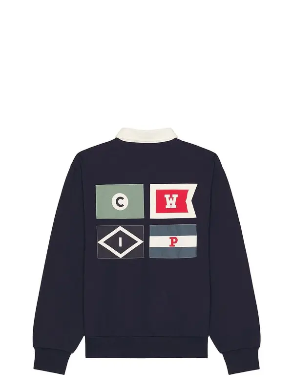 Carhartt Work In Progress Flags Rugby Sweatshirt - Space