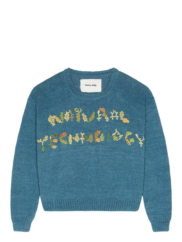 STORY MFG. Furrow Jumper - Indigo Natural Tech