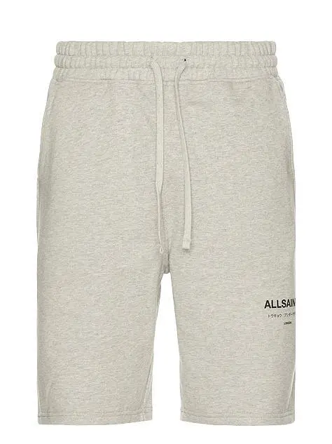 All Saints Underground Sweatshorts - Grey Marl