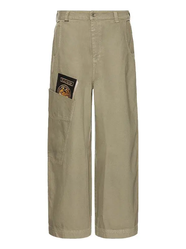 FLANEUR Book Cargo Jeans - Sage