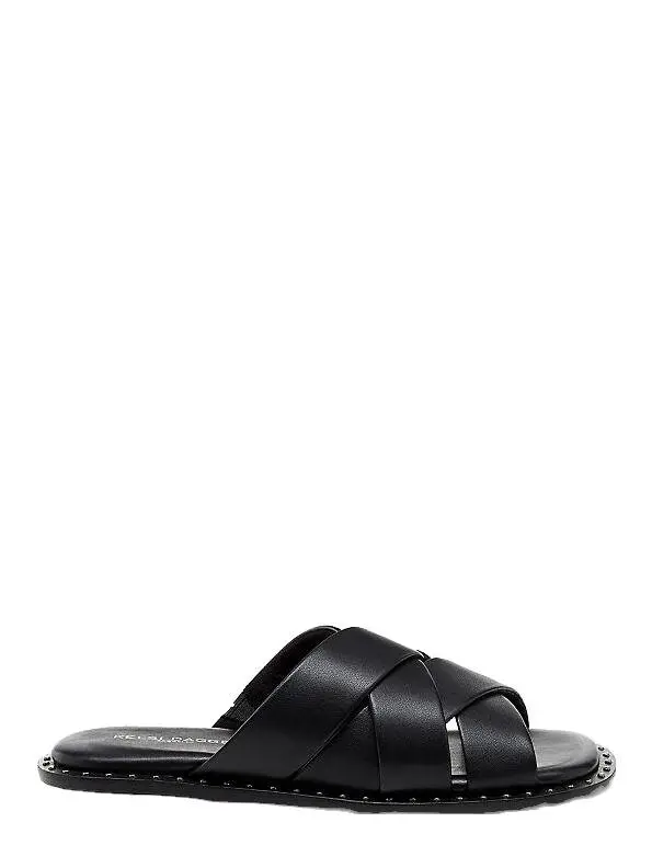 KELSI DAGGER BROOKLYN Bravo Slide Sandals - Black
