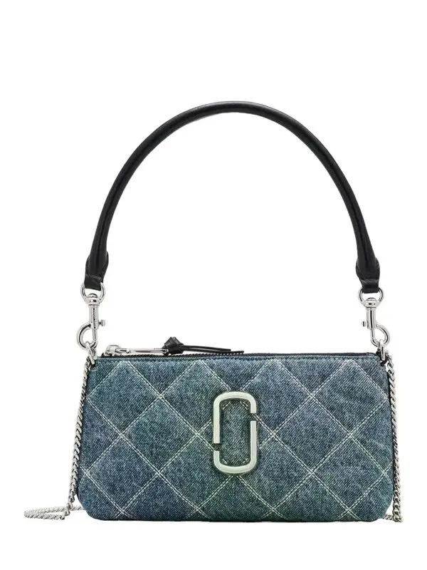 Marc Jacobs The Quilted Denim Utility Cross Body Bag - Blue