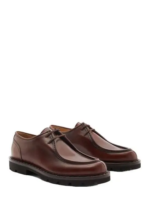 SCAROSSO Damiano Derby Lace Up - Burgundy - Calf