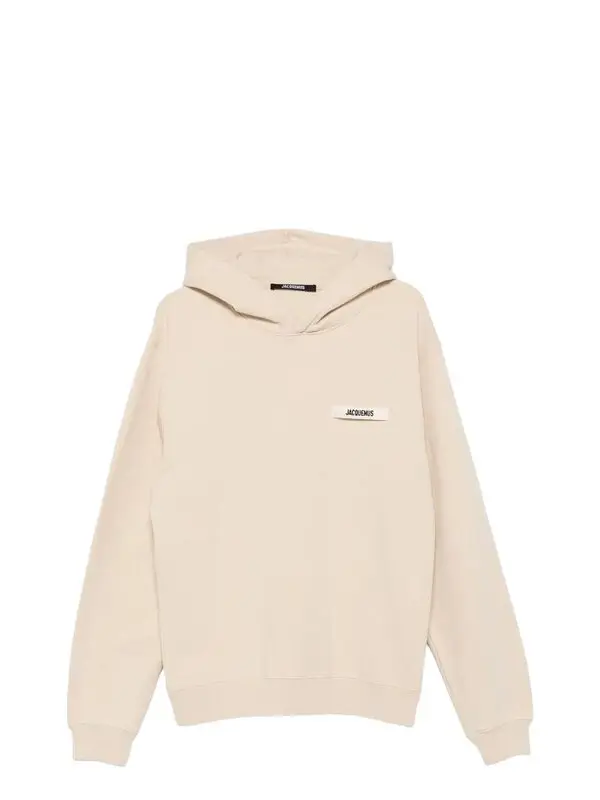 Jacquemus Hooded Sweatshirt - Beige