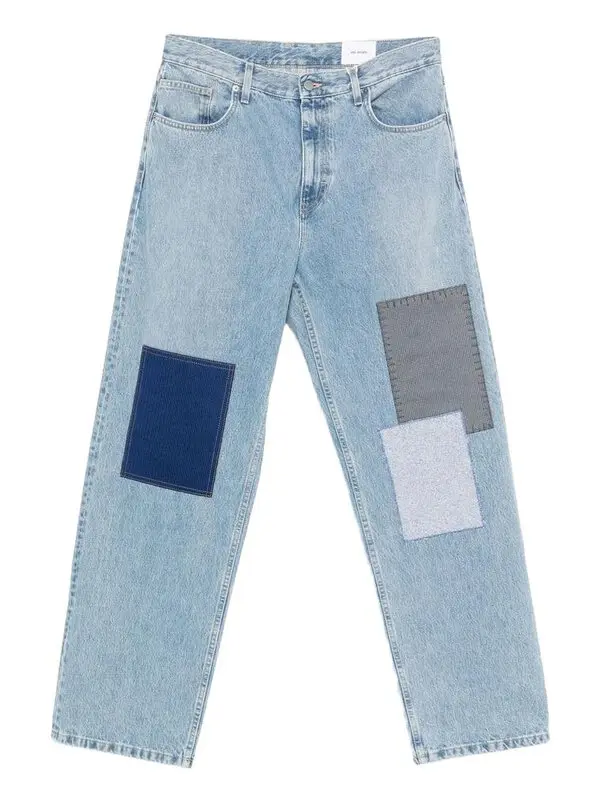 Axel Arigato Patchwork Jeans - Blue