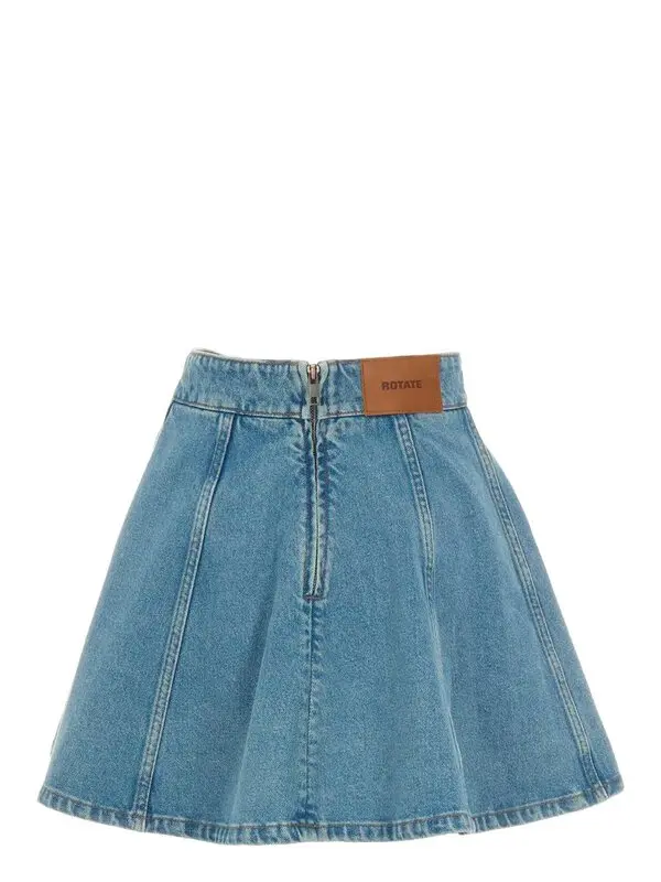 Remain Birger Christensen Vintage Blue Denim Skirt - Vintage Blue, Denim