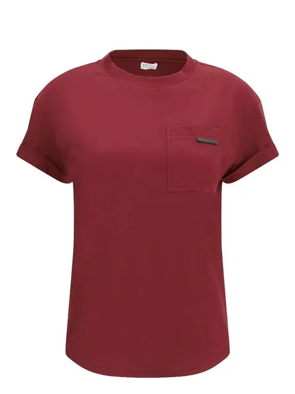 Brunello Cucinelli Cotton T-shirt - Red