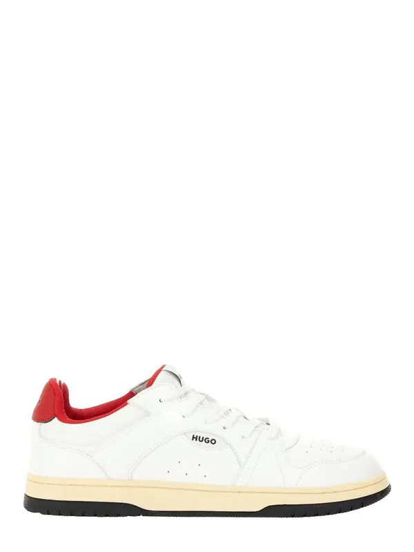 Hugo Boss Leather Sneakers - White