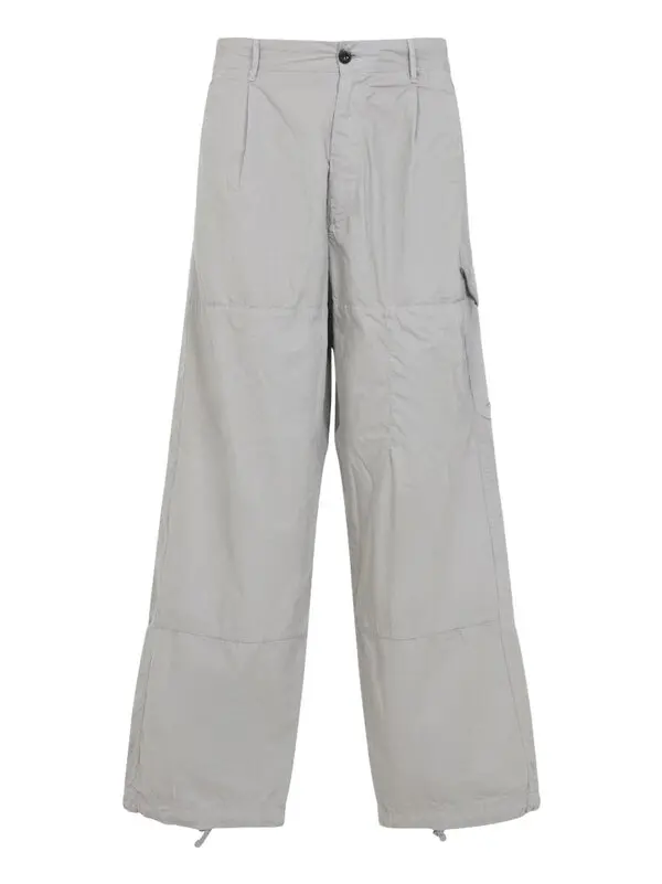 C.P. COMPANY Cotton Cargo Pants - Grey