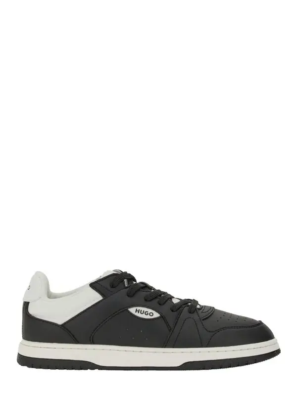 Hugo Boss Leather Sneakers - Black