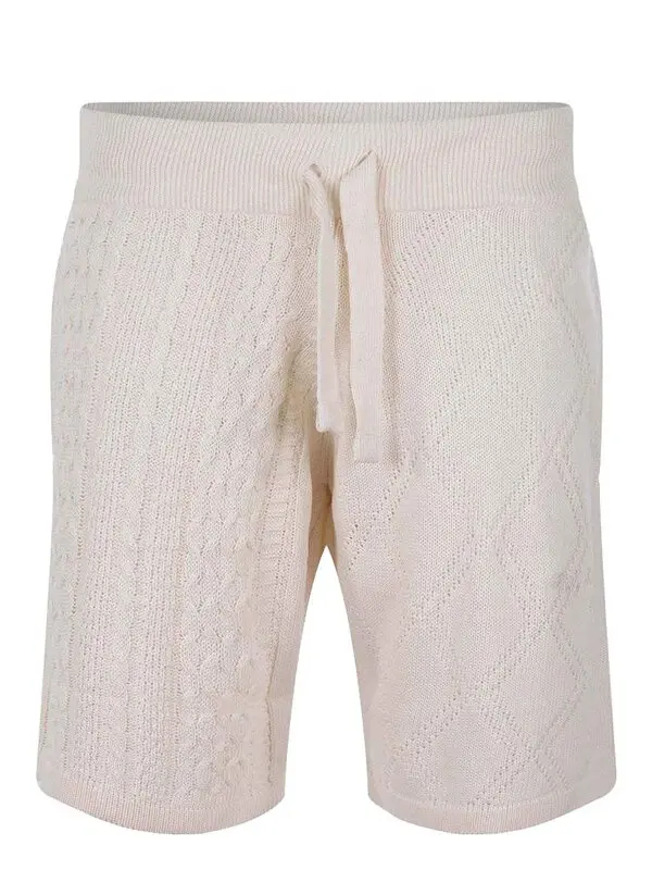 FAMILY FIRST Cotton Shorts - Beige
