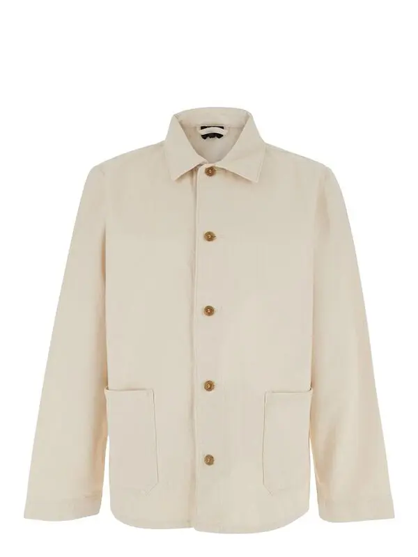 A.p.c. Kerlouan Cotton Jacket - Beige
