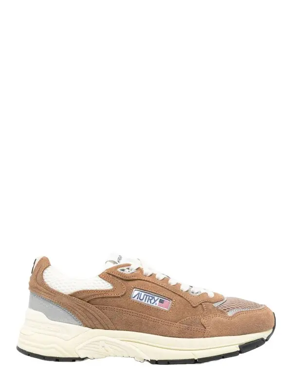 AUTRY Lace-up Sneakers - Marrone Chiaro