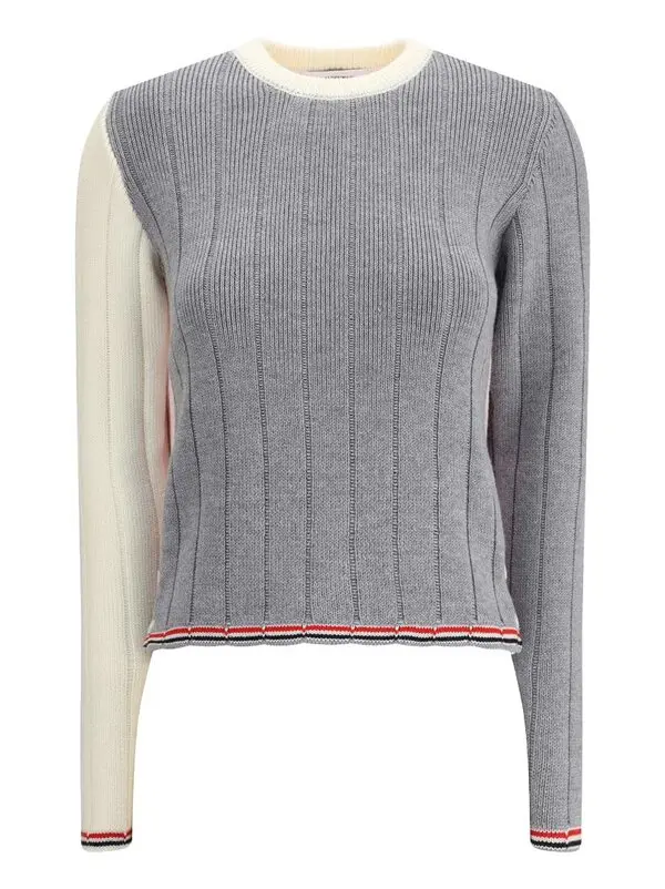 Thom Browne Multicolored Virgin Wool Sweater - Multicolour