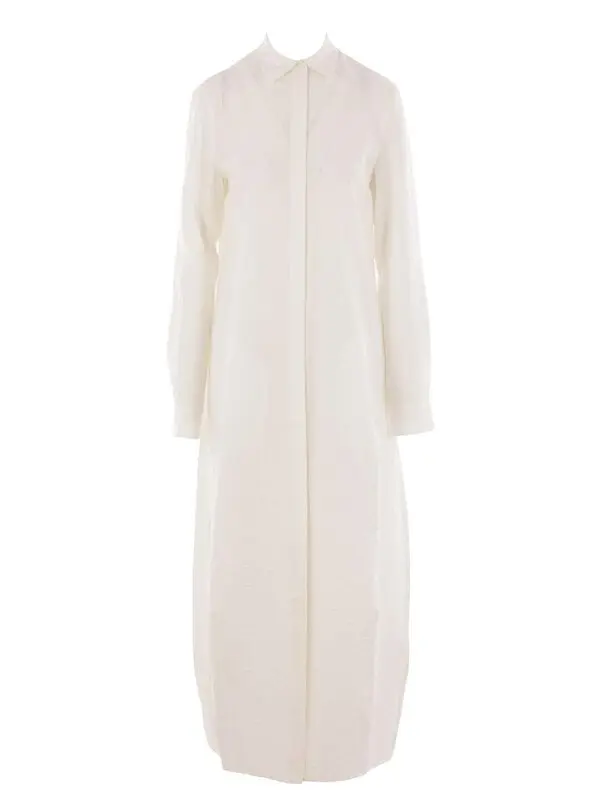 TOTÊME Silk Shirt Dress - White
