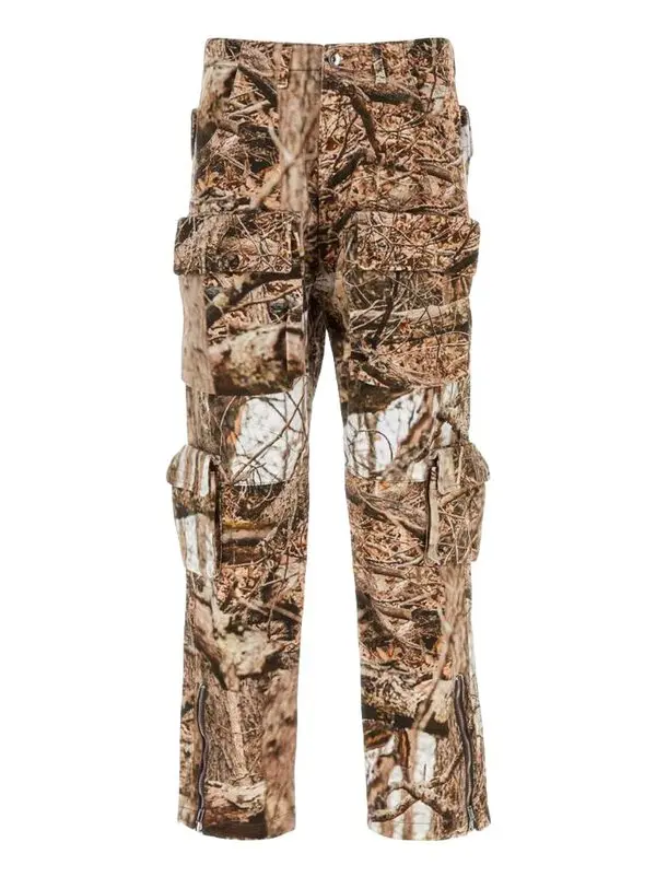 1989 STUDIO Cotton Cargo Jeans - Printed