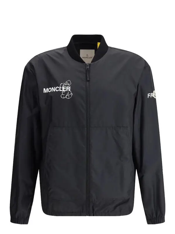Moncler Zip-up Outerwear - Black