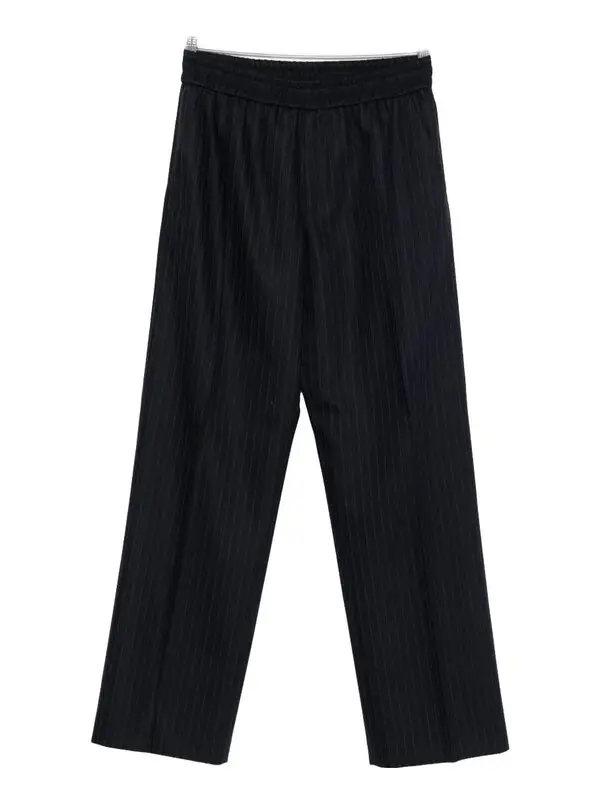 Golden Goose Pinstriped Wool Trousers - Blue