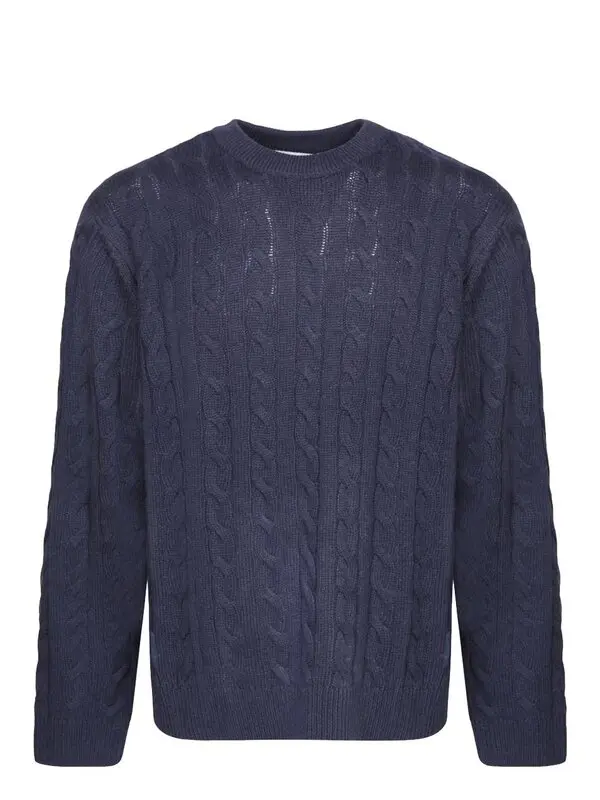 Carhartt Work In Progress Cable-knit Sweater - Blue