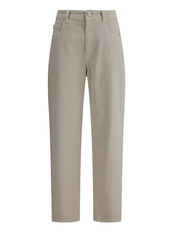 Brunello Cucinelli Straight Five-pocket Jeans - Beige