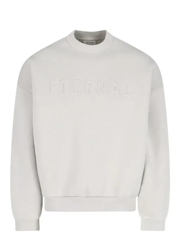 Fear Of God Cotton Blend Sweater - Grey