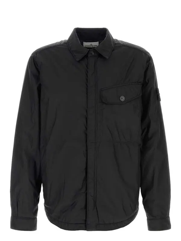 Stone Island Nylon Padded Jacket - Black