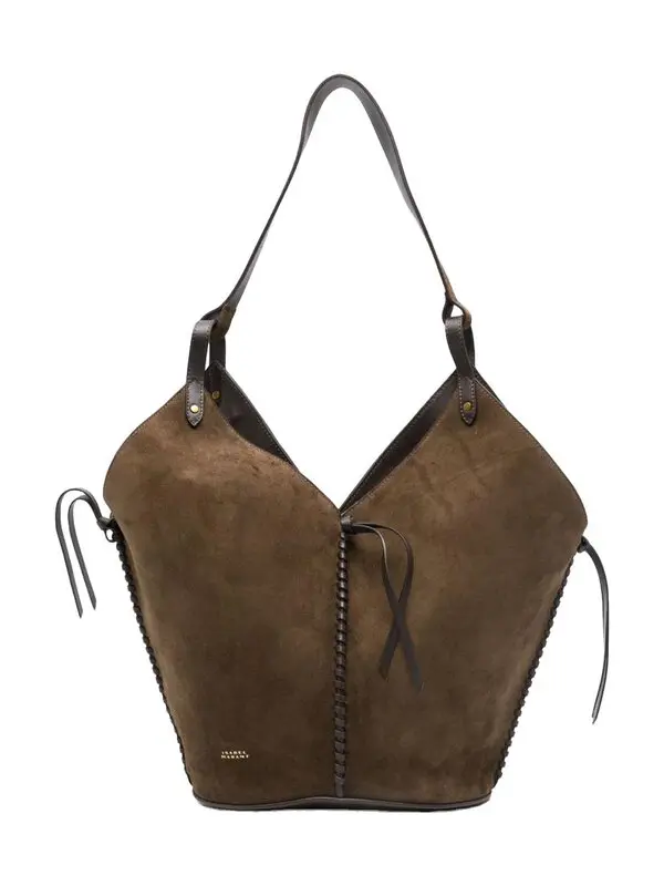 Isabel Marant Tampa Suede Shoulder Bag - Brown