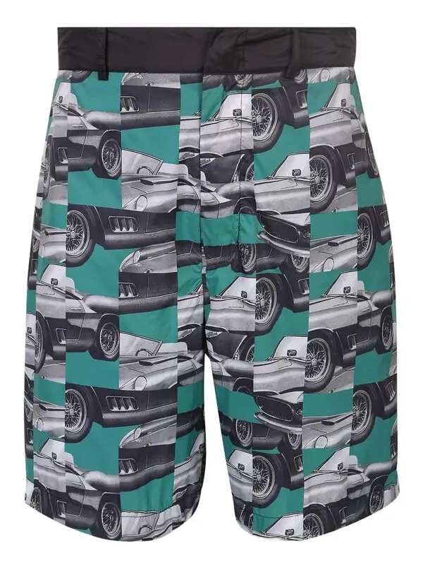 FERRARI Patchwork Chino Shorts - Multicolor