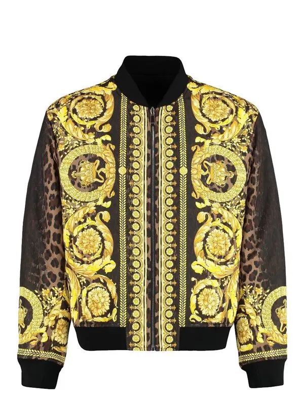 Versace Reversible Bomber Jacket - Multicolor