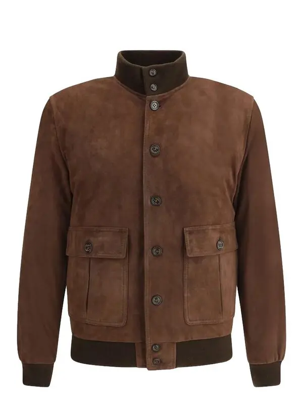 VALSTAR Suede Jacket - Brown