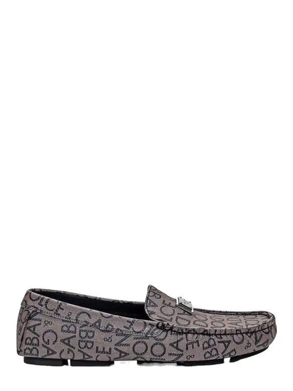 Dolce & Gabbana Jacquard Slipper - Brown