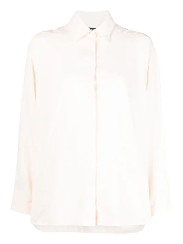 A.p.c. Wendy Silk Shirt - Beige