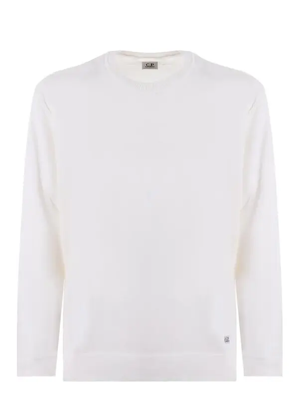 C.P. COMPANY Cotton Thread Sweater - White