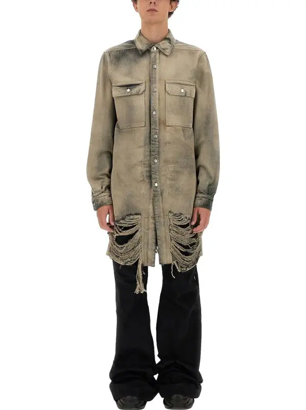 Rick Owens Denim Jacket - Grey