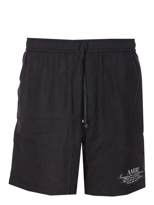 Amiri Printed Shorts - Black