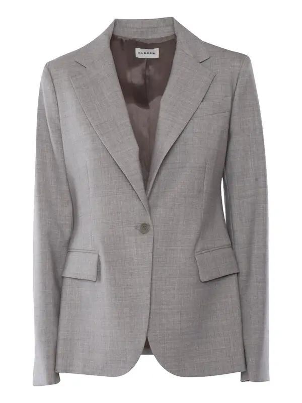 P.a.r.o.s.h Single-breasted Blazer - Gray