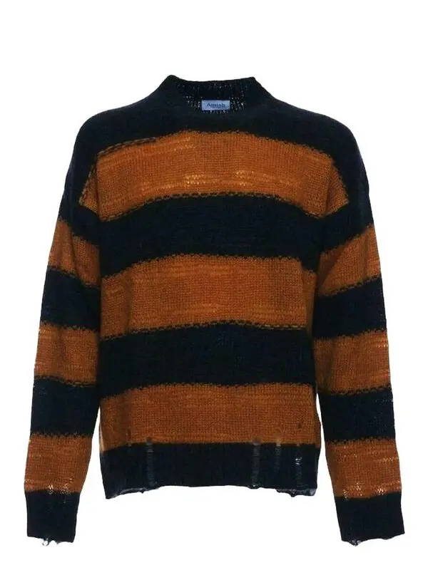 AMISH Pullover Sweater - Aj9 Charcoal/duck
