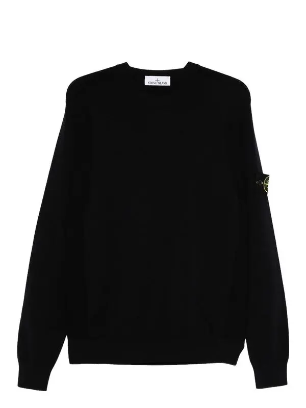 Stone Island Crew Neck Sweater - Blue