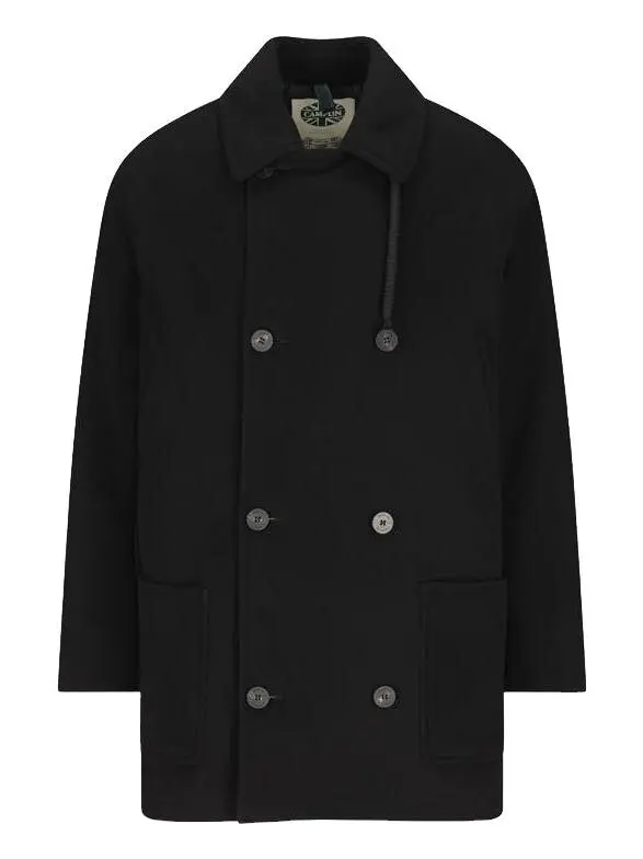 CAMPLIN Double-breasted Wool Coat - Multicolor
