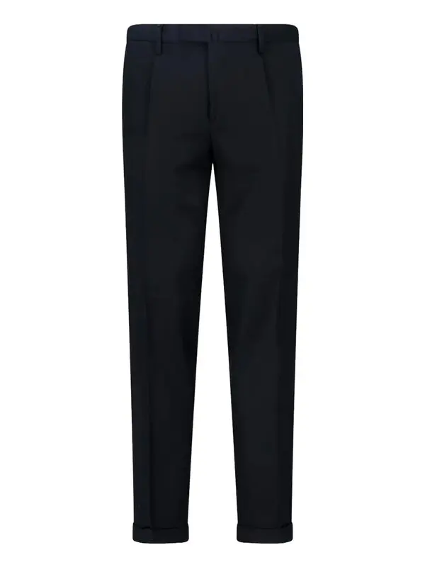 BRIGLIA 1949 Trousers Tailored Fit - Black