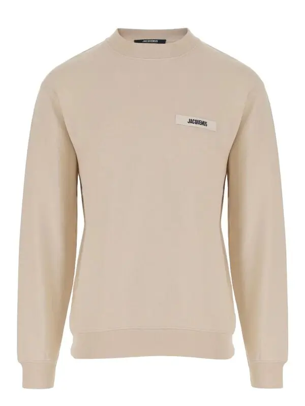 Jacquemus Crew Neck Sweater - Beige