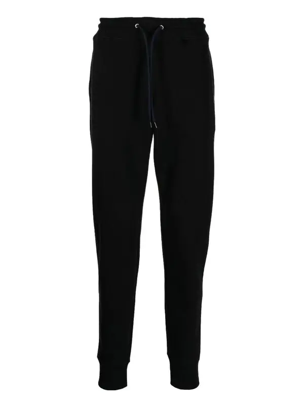 Paul Smith Slim Fit Zebra Motif Trousers - Black