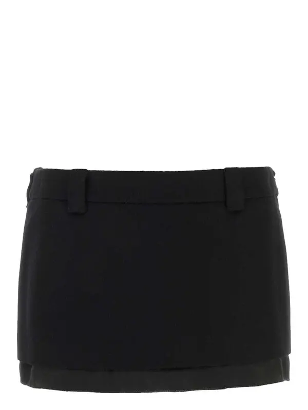Miu Miu Mini Skirt - Black