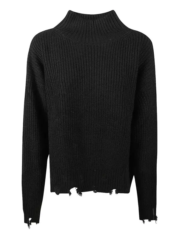 HINNOMINATE Turtleneck Sweater - Black