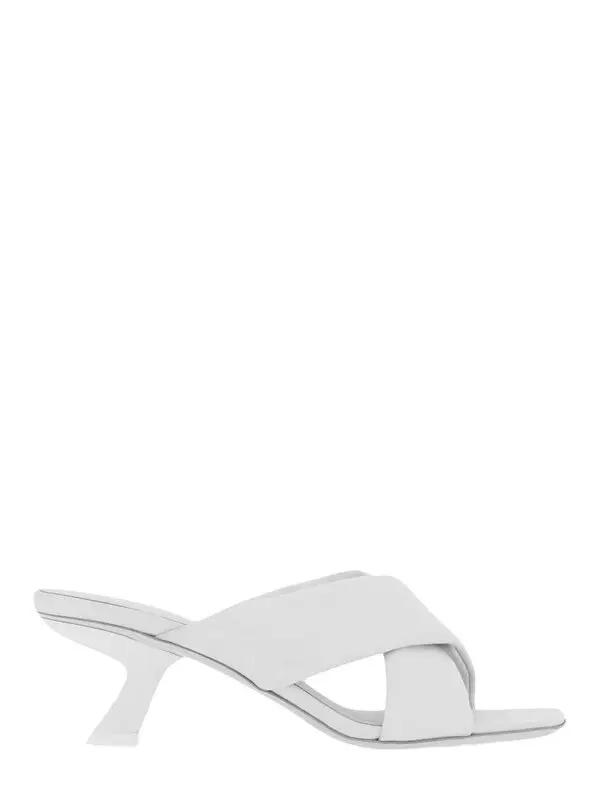 FERRAGAMO 55mm Crossover-strap Detail Mules - Multicolor